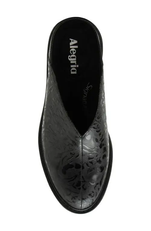 ALEGRIA BY PG LITE Leather Mule With Arch Support - Loretta Crow