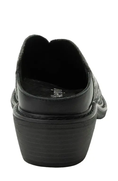 ALEGRIA BY PG LITE Leather Mule With Arch Support - Loretta Crow