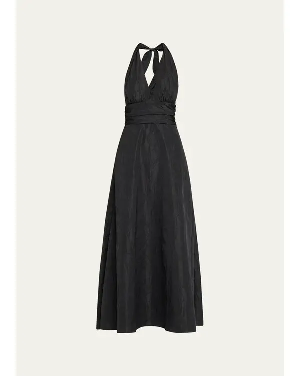 Bernadette Marilyn Camelia Embossed Midi Dress