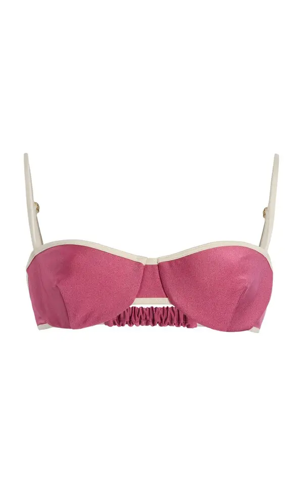 JUILLET Ingrid Bikini Top - Pink