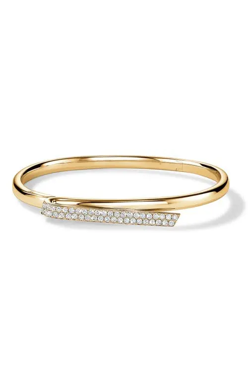 Hearts On Fire Inside Out 18k Gold Diamond Bangle - Yellow Gold
