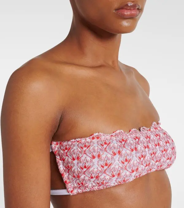 Missoni Crochet Bandeau Bikini
