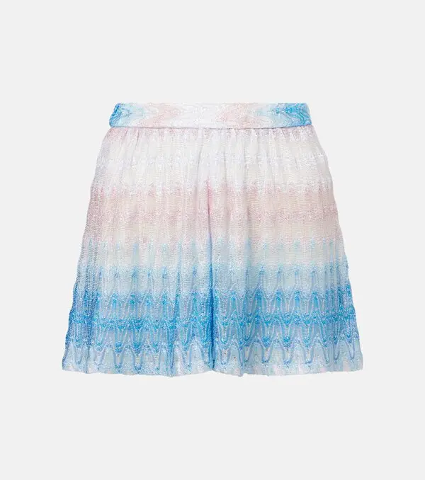 Missoni Zigzag Ombré Lamé Shorts - Multicoloured