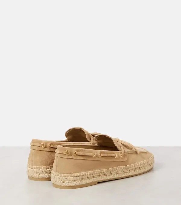 Prada Suede Espadrilles - Beige