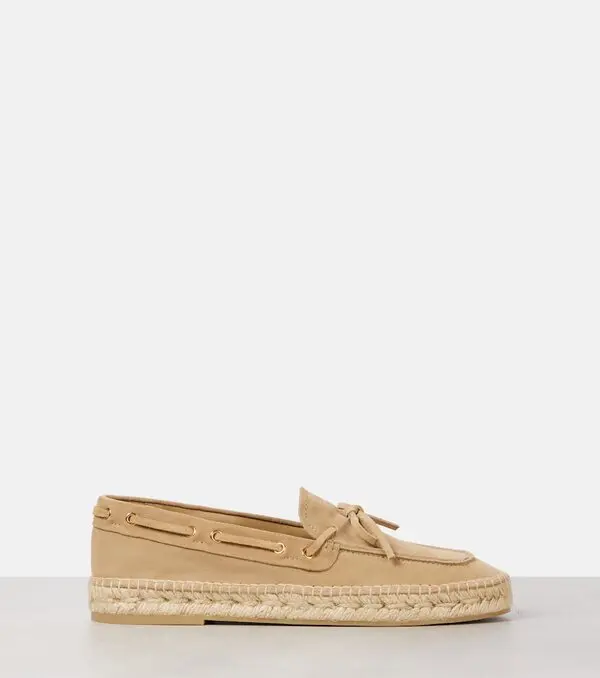 Prada Suede Espadrilles - Beige
