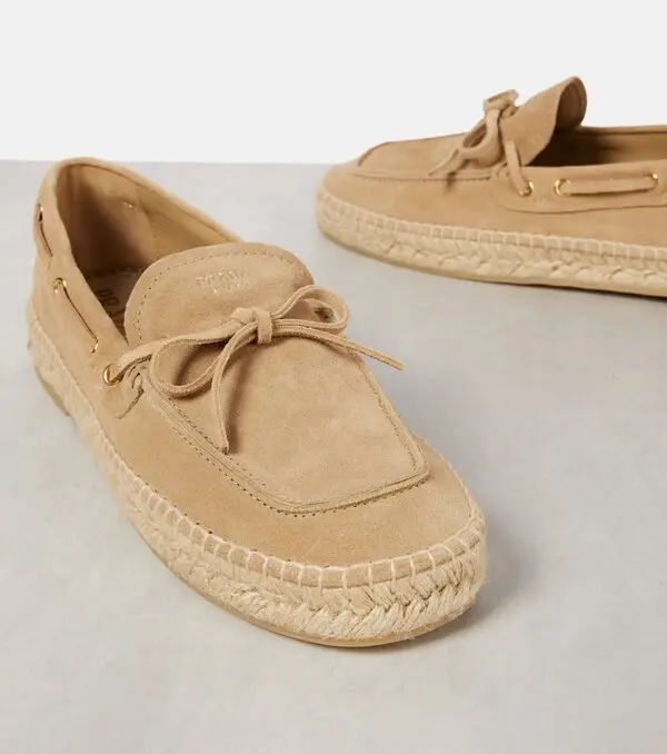 Prada Suede Espadrilles - Beige