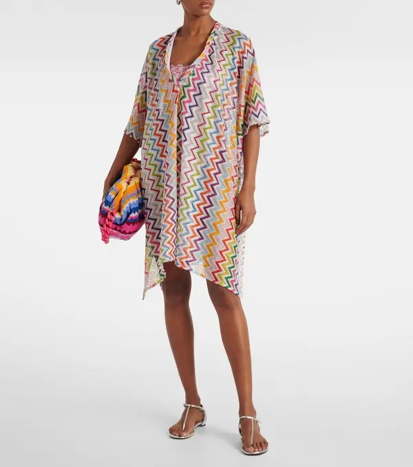 Missoni Zig Zag Semi-sheer Dress - Multicoloured
