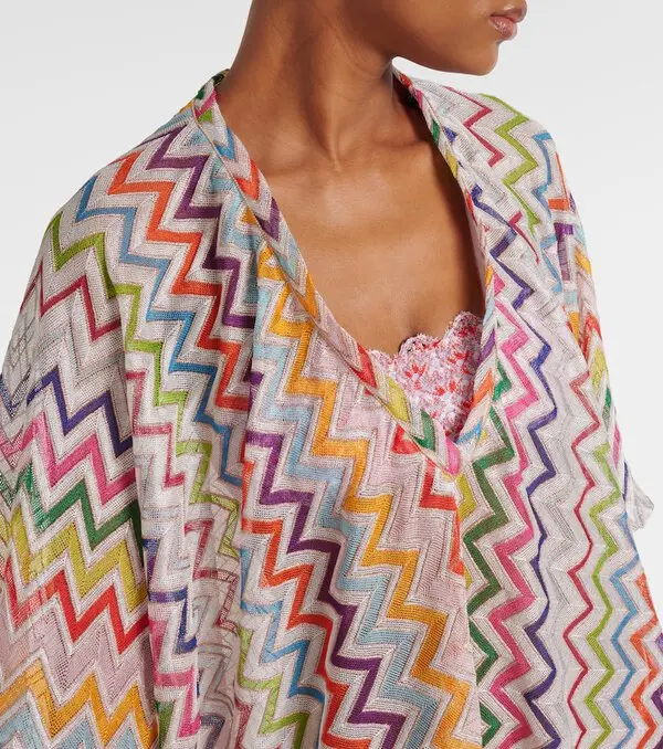 Missoni Zig Zag Semi-sheer Dress - Multicoloured