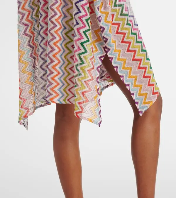 Missoni Zig Zag Semi-sheer Dress - Multicoloured