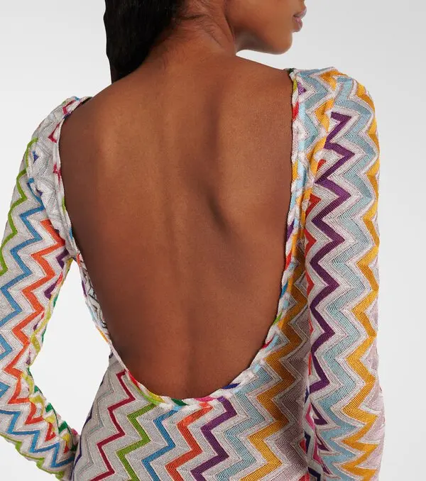 Missoni Crochet Open-back Beach Dress