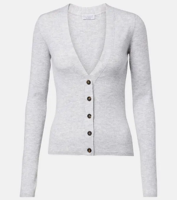 Brunello Cucinelli Ribbed-knit Cardigan