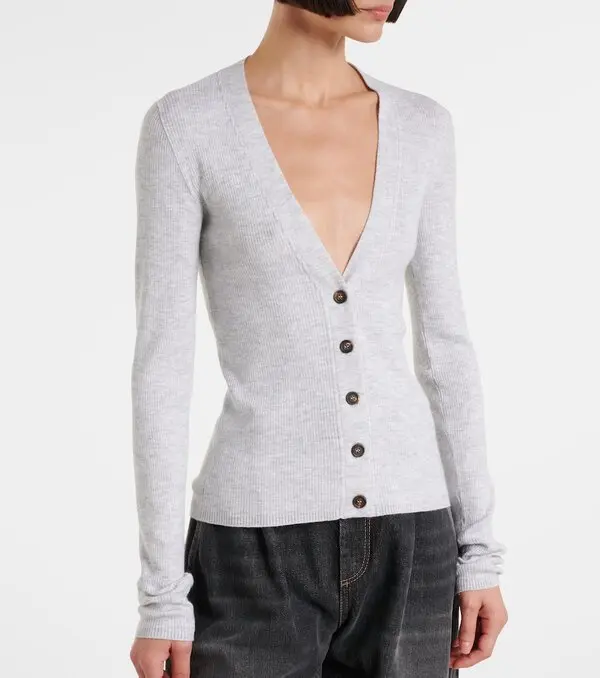 Brunello Cucinelli Ribbed-knit Cardigan