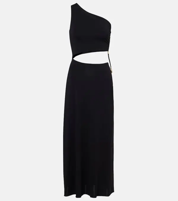 ERES Legende Asymmetric Midi Dress - Black