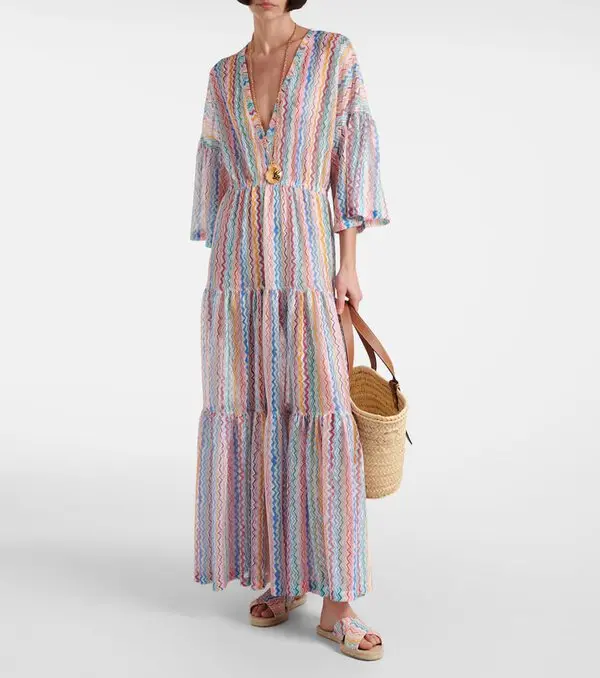 Missoni Zigzag Tiered Dress