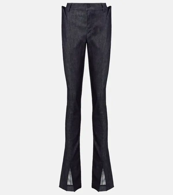 MUGLER High-rise Skinny Jeans