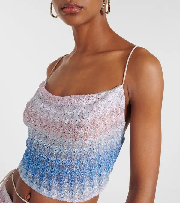 Missoni Wave Cropped Top