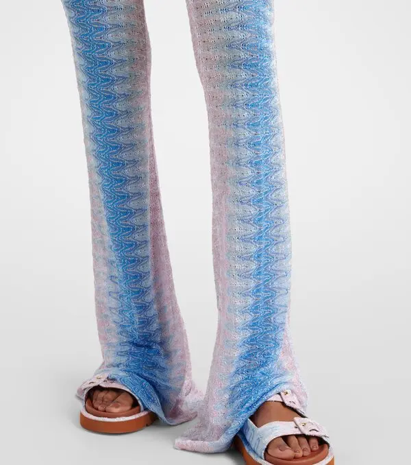 Missoni Zig Zag High-rise Flared Pants