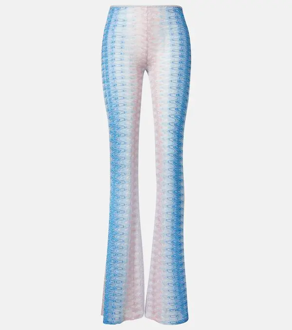 Missoni Semi-sheer Flared Pants - Multicoloured