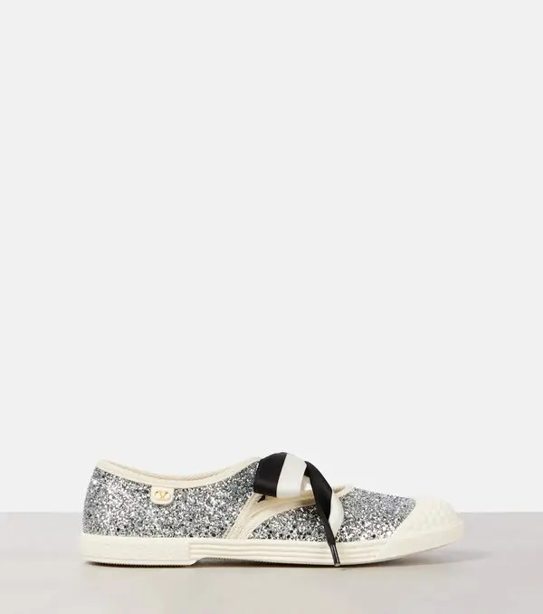 Valentino Garavani Bay Bay Glitter Sneakers