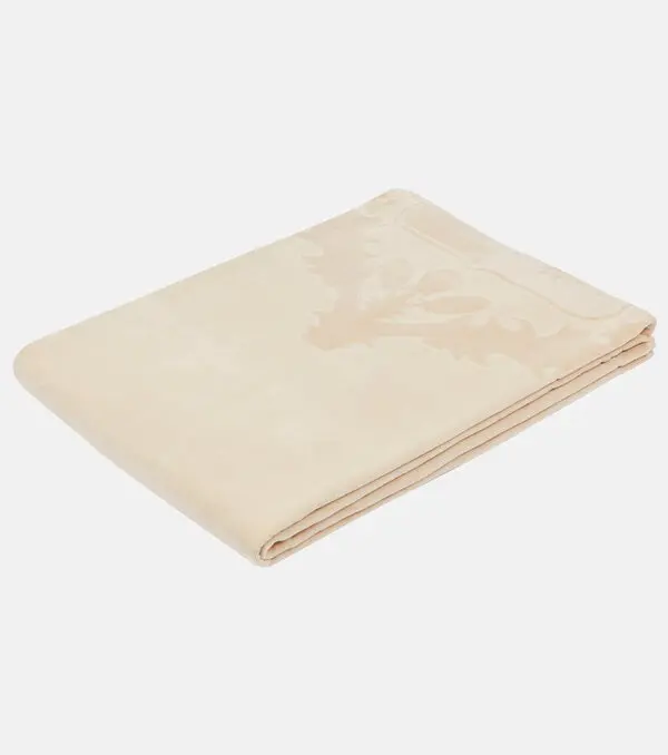Loro Piana Crest Cotton Beach Towel - Beige