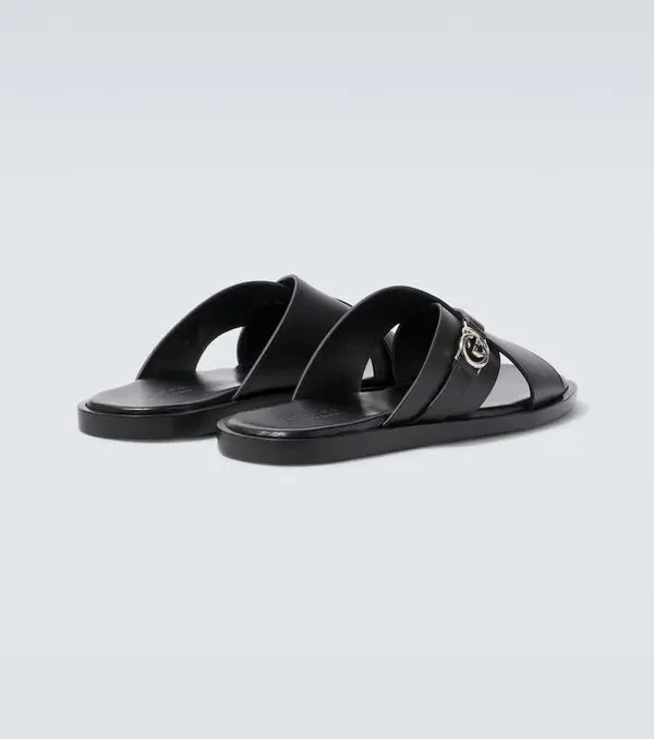 Gucci Leather Slides