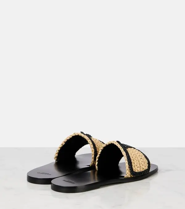 Valentino Garavani Viva Superstar Embroidered Crochet Slides