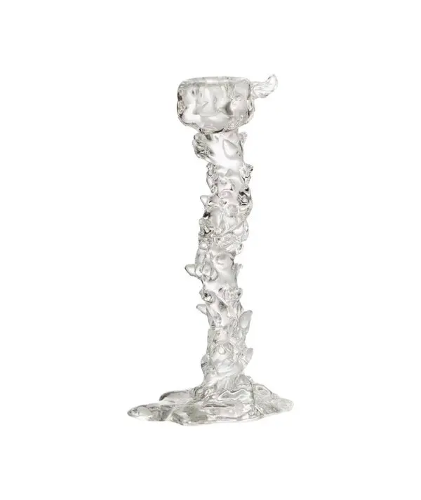 POLSPOTTEN Drip Large Glass Candle Holder Pascal Smelik - Transparent