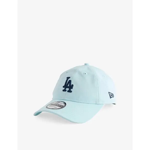 New Era 9twenty La Dodgers Linen-blend Cap - Pastel Blue