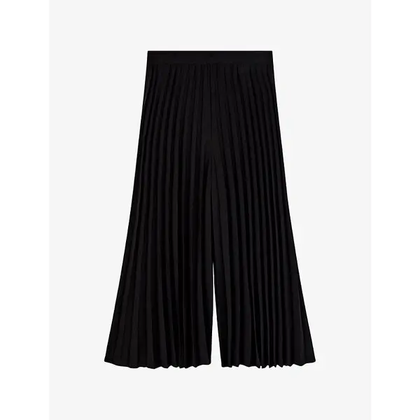 JOSEPH Anvers Pleated Wide-leg Trousers