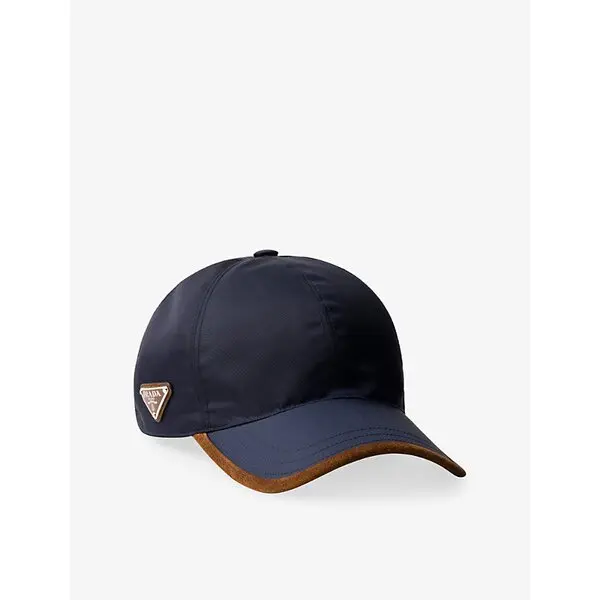 Prada Re-nylon Adjustable Baseball Cap - Blue
