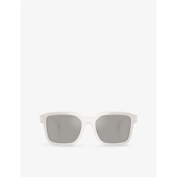 Moncler Me6006 Quaderna Square-frame Sunglasses - Grey