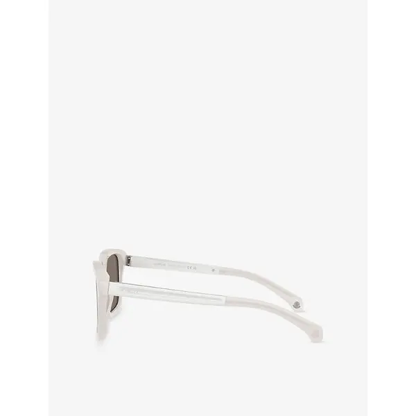 Moncler Me6006 Quaderna Square-frame Sunglasses - Grey