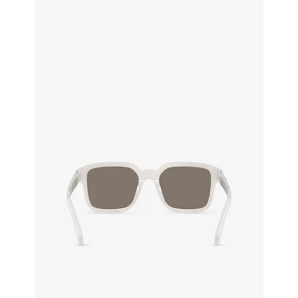 Moncler Me6006 Quaderna Square-frame Sunglasses - Grey