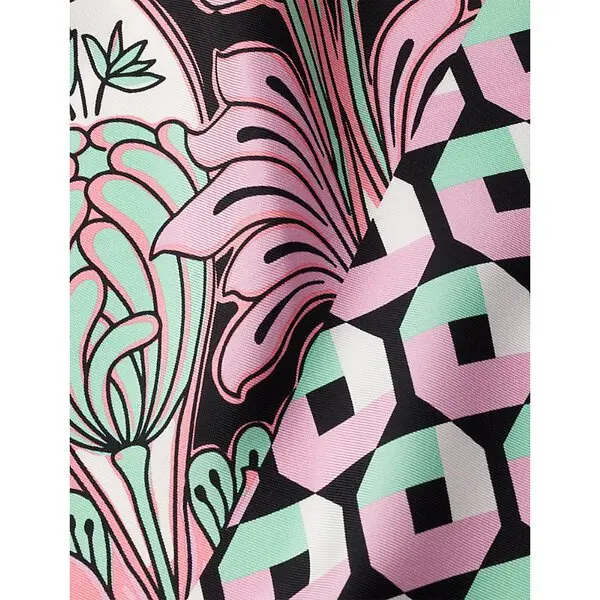 Prada Printed Silk-twill Scarf