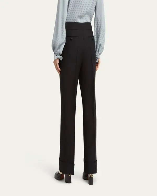 Valentino Garavani Crepe Couture Trousers