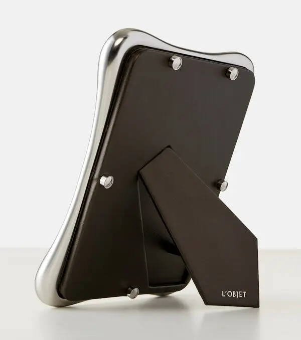 L'Objet Anton Platinum-plated Picture Frame - Silver
