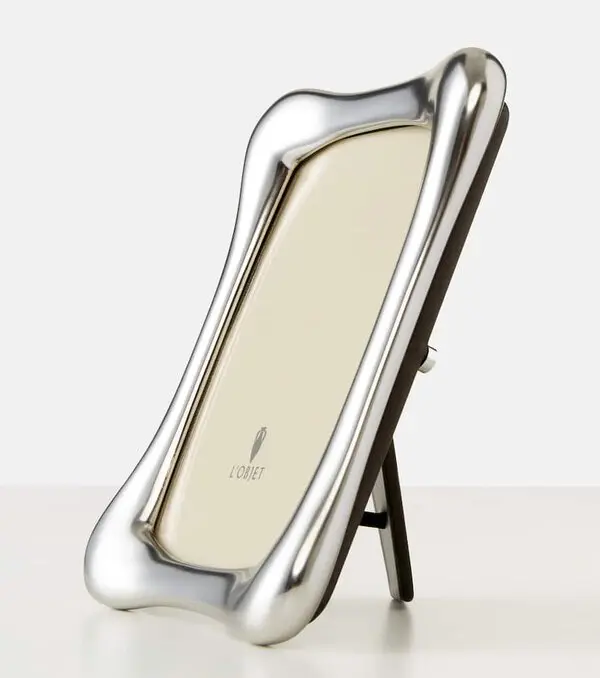 L'Objet Anton Platinum-plated Picture Frame - Silver