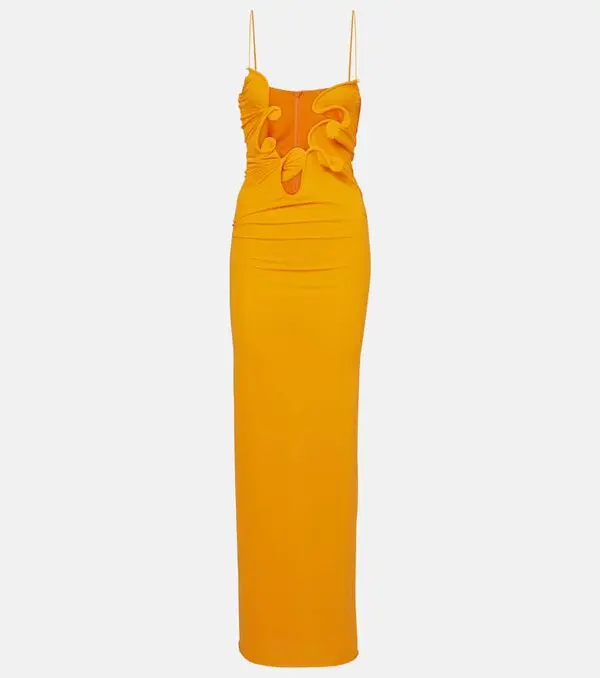 Christopher Esber Venus Cutout Maxi Dress - Orange