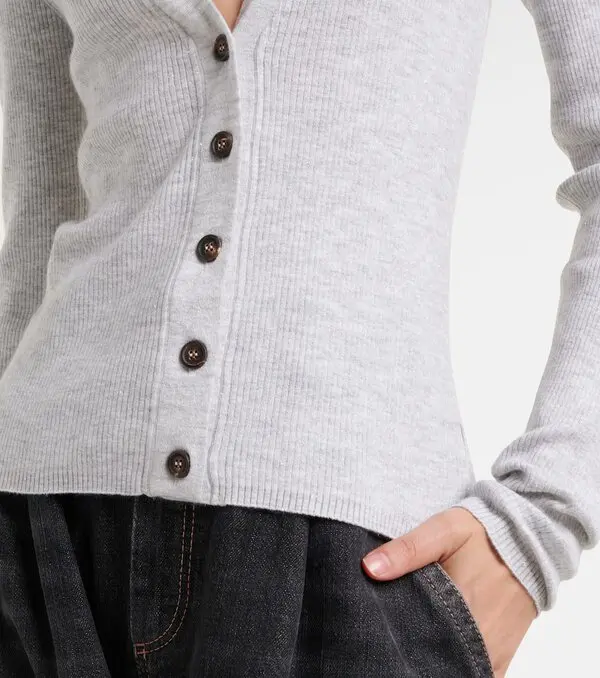 Brunello Cucinelli Ribbed-knit Cardigan