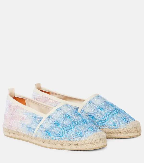 Missoni Zigzag Ombre Espadrilles - Blue