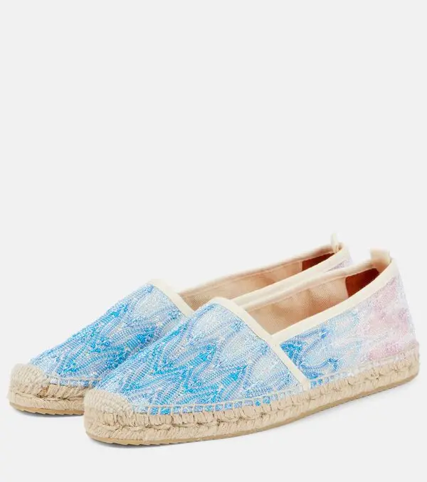 Missoni Zigzag Ombre Espadrilles - Blue