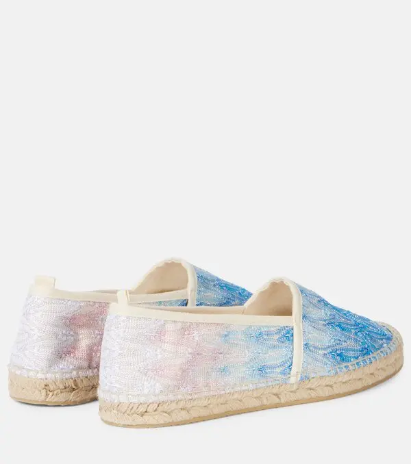 Missoni Zigzag Ombre Espadrilles - Blue