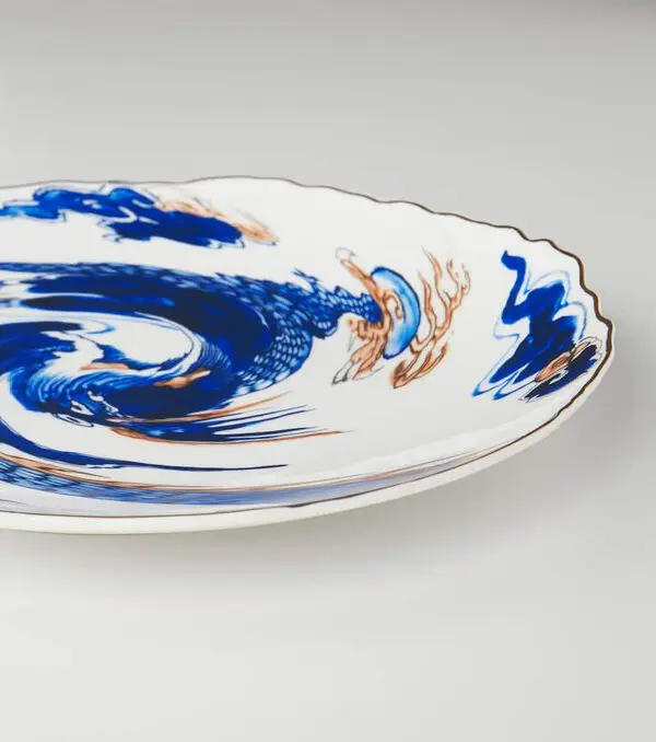 SELETTI X Diesel Living Classics On Acid Imari Dragon Dinner Plate