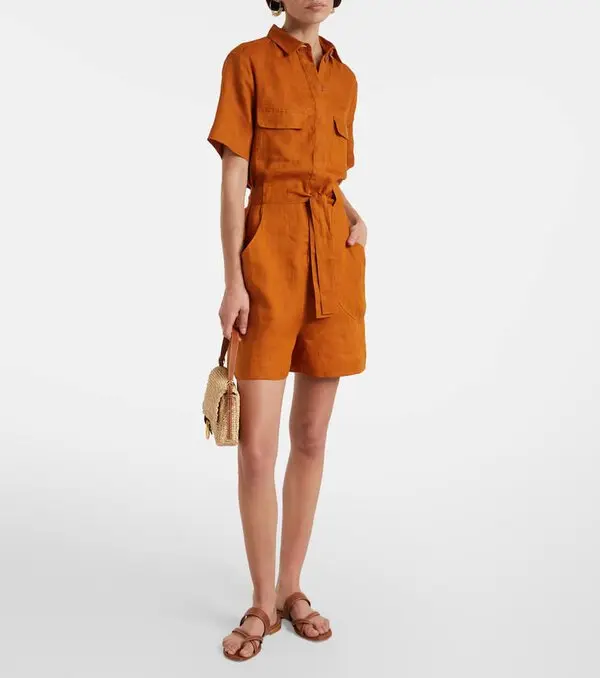 ERES Genereux Linen Romper