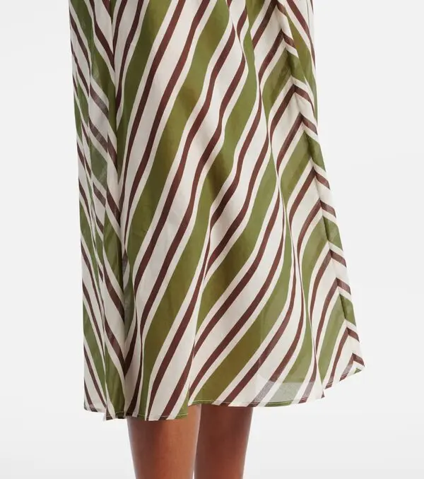ERES Summer Striped Cotton Voile Kaftan