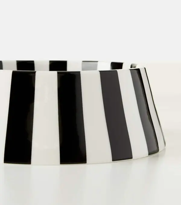 Jonathan Adler Vice Meow Striped Cat Bowl