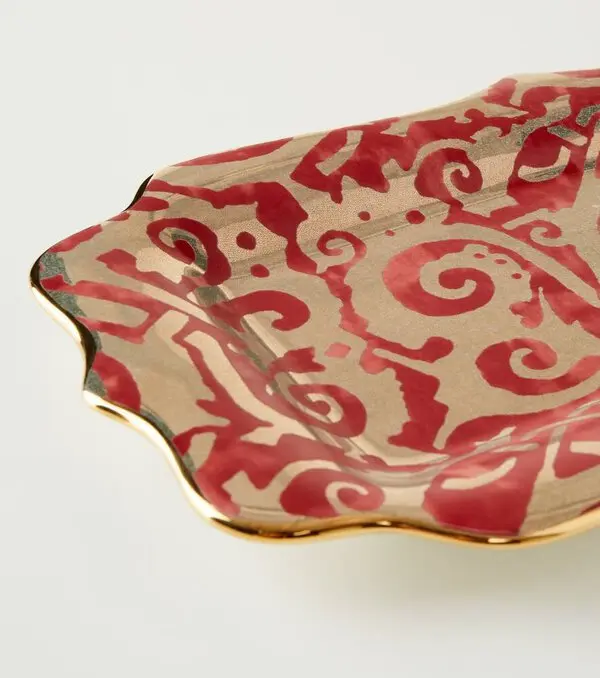 L'Objet X Fortuny Maori Porcelain Tray