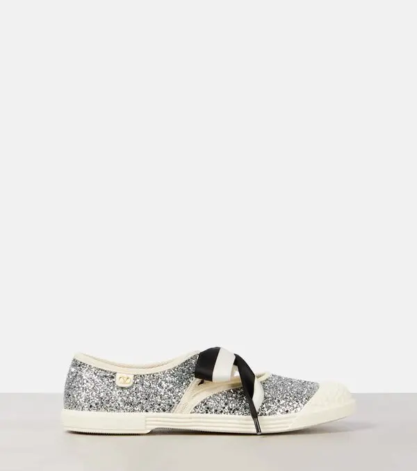 Valentino Garavani Bay Bay Glitter Sneakers
