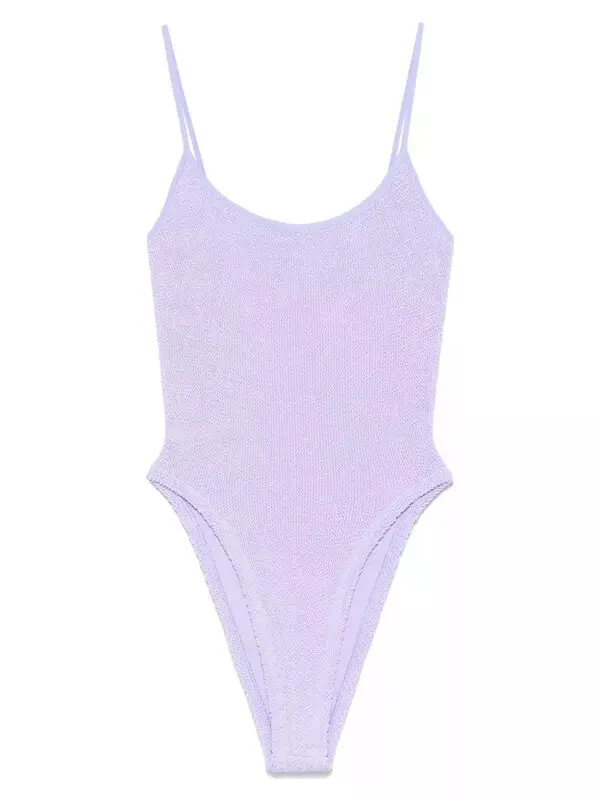 Hunza G Ruched Swimsuit - Purple