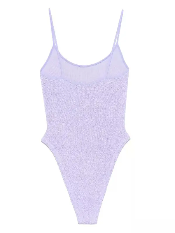 Hunza G Ruched Swimsuit - Purple